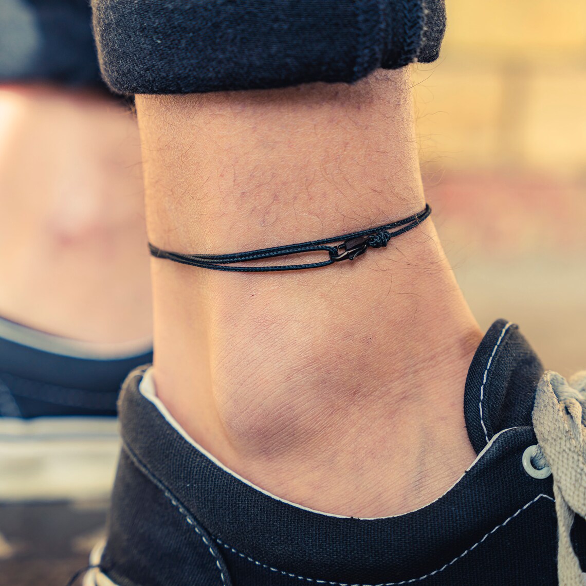 Surfer Beach Anklet for Men or Women - Mens Boho Ankle Bracelet ...