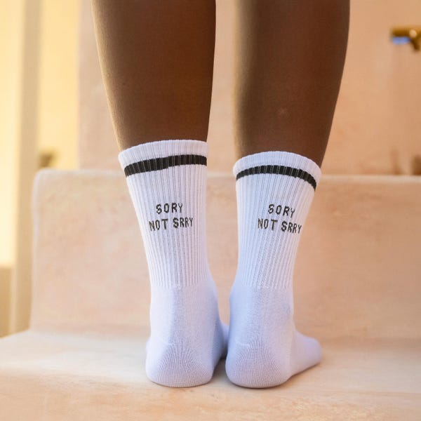 Tennissocken Mit Spruch