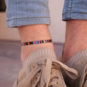 Surfer Beach Anklet for Men and Women - Mens Boho Ethno Ankle Bracelet ...
