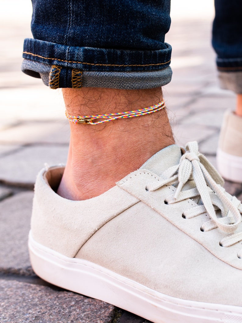 Surfer Beach Anklet for Men or Women Mens Boho Ankle - Etsy