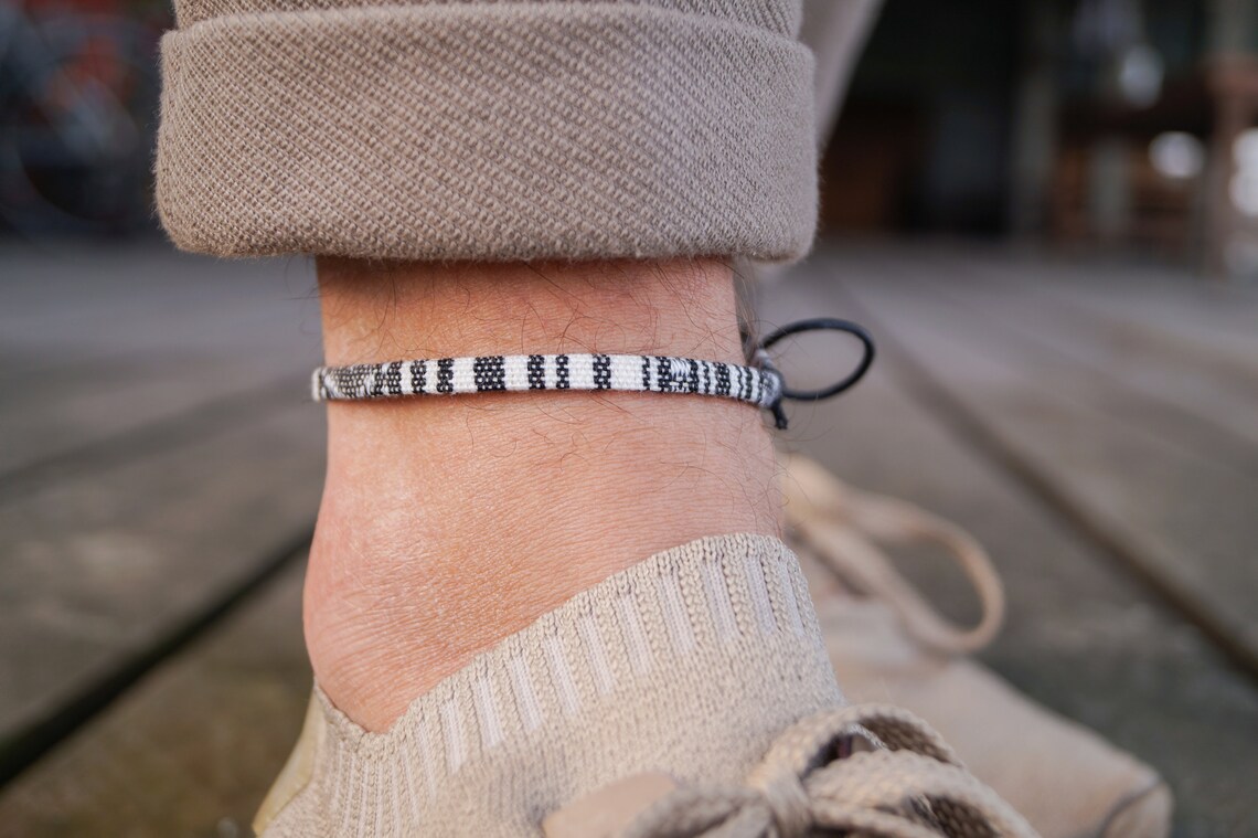 Surfer Beach Anklet for Men and Women - Mens Boho Ethno Ankle Bracelet ...