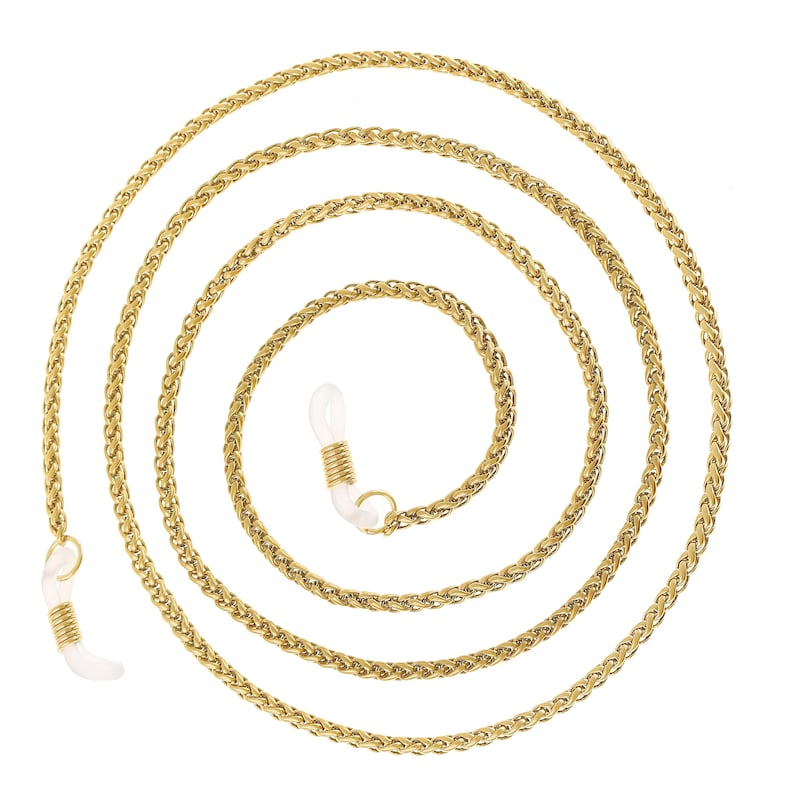 Golden Glasses Chain Women • Modern Eyeglass Chain Stainless Steel ...
