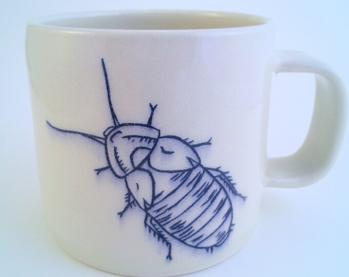 Handmade Ceramic Cockroach Mug, Cockroach Art, Coffee Mug, Tea Mug ...