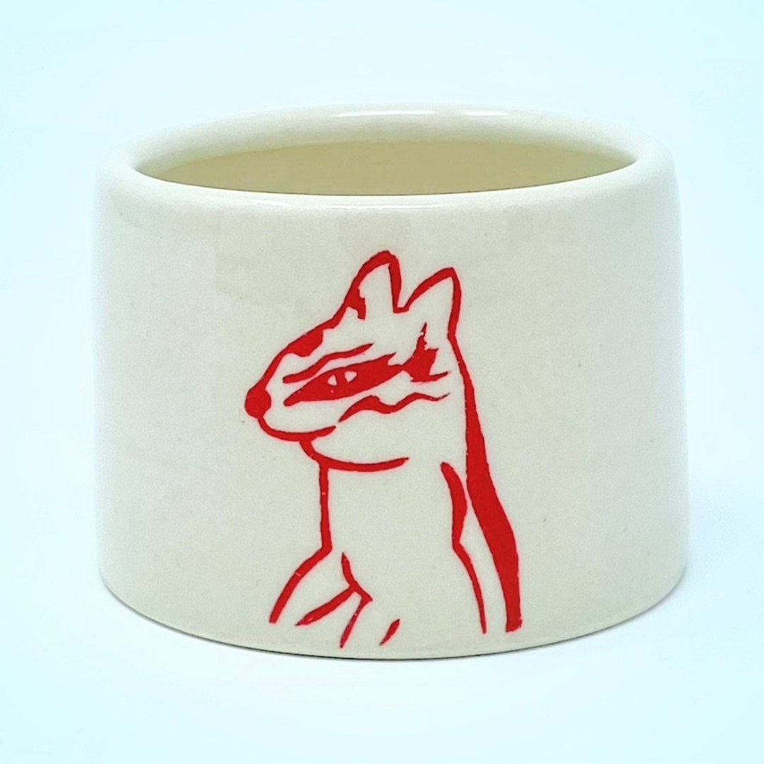 Mini Handmade Ceramic Chipmunk Planter - Etsy