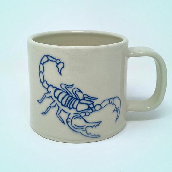 Handmade Ceramic Scorpion Mug Scorpion Art Coffee Mug - Etsy
