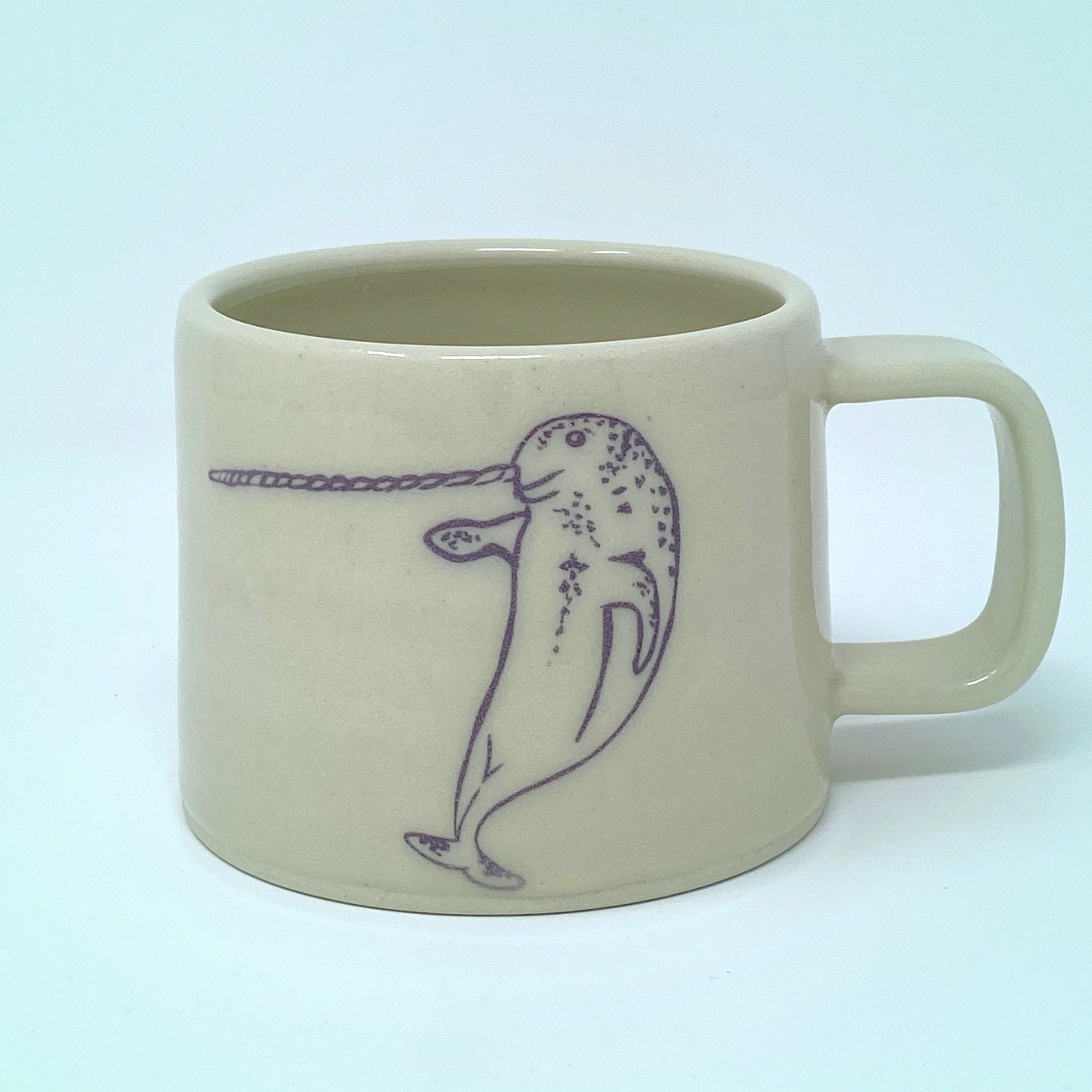 Handmade Ceramic Narwhal Mug Narwhal Art Coffee Mug Tea - Etsy