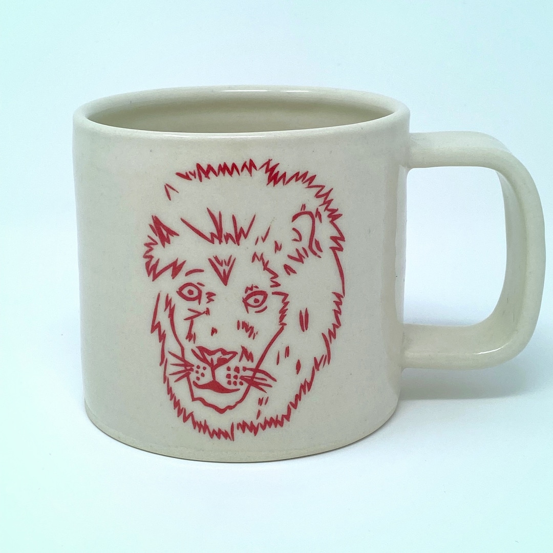 Handmade Ceramic Lion Mug Lion Art Coffee Mug Leo Mug Leo - Etsy