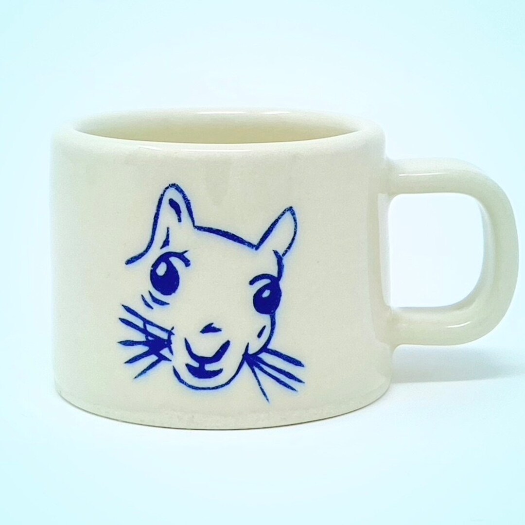 Mini Handmade Ceramic Squirrel Mug, Squirrel Art, Tiny Mug, Animal Art ...