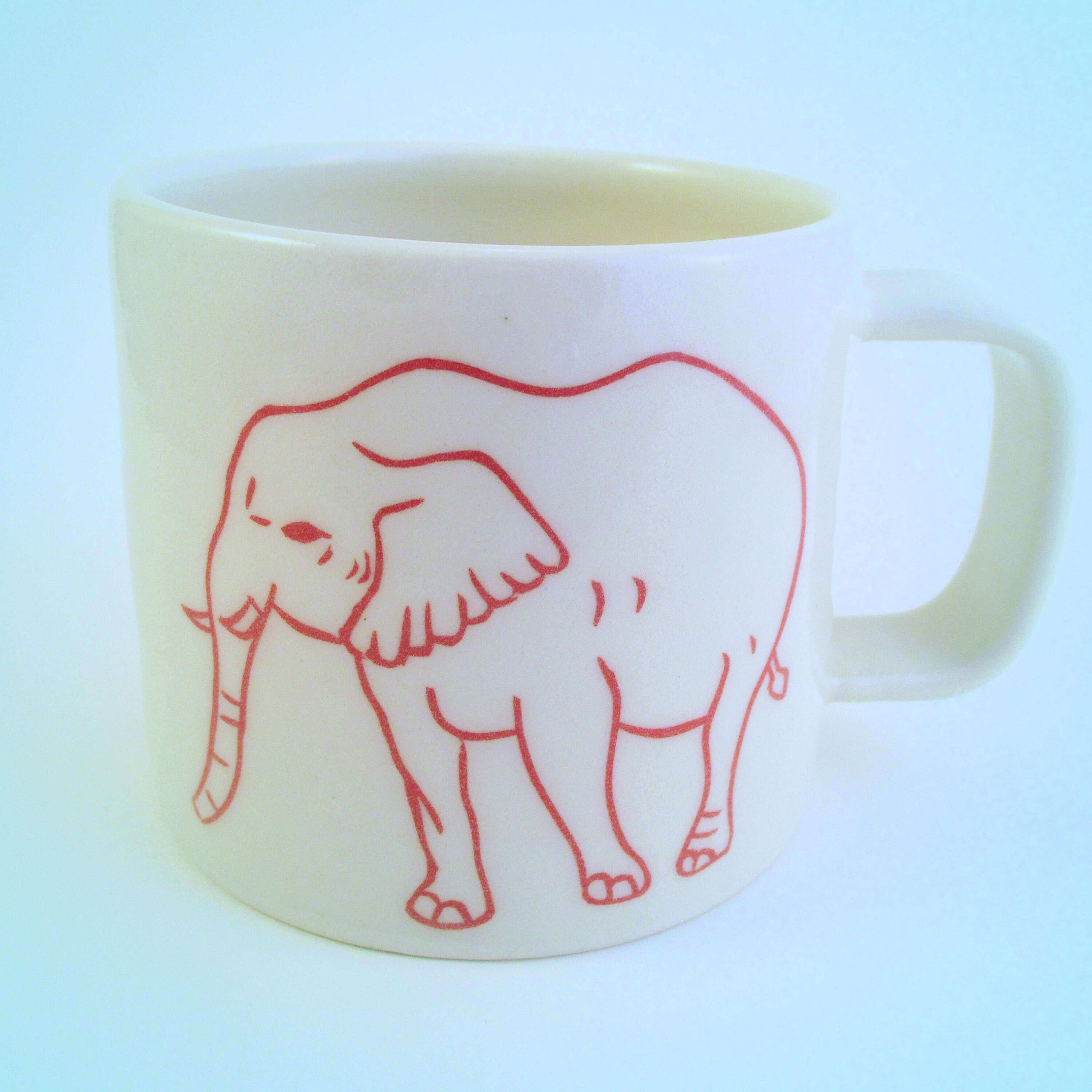 Handmade Ceramic Elephant Mug Elephant Art Coffee Mug Wine - Etsy