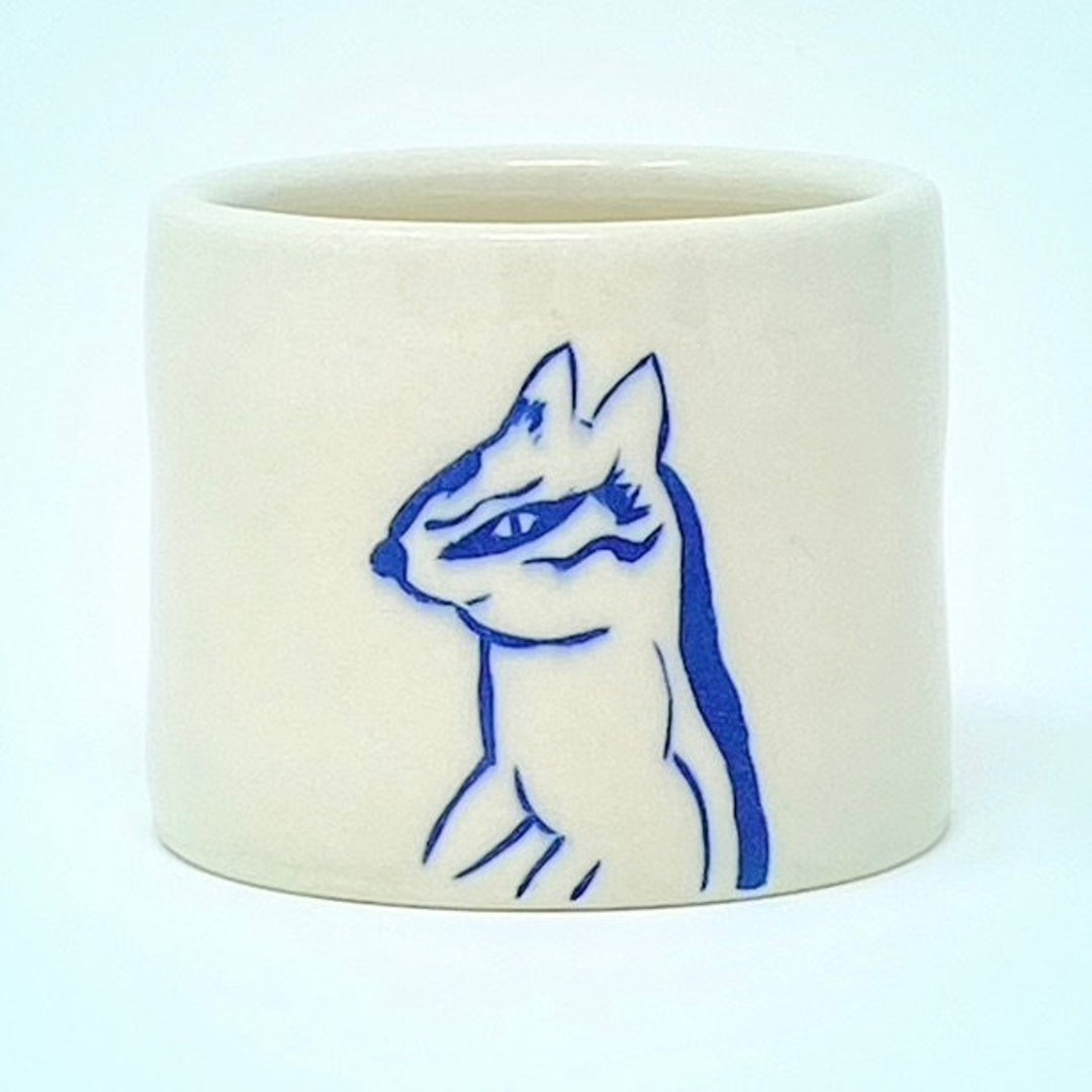 Mini Handmade Ceramic Chipmunk Planter - Etsy
