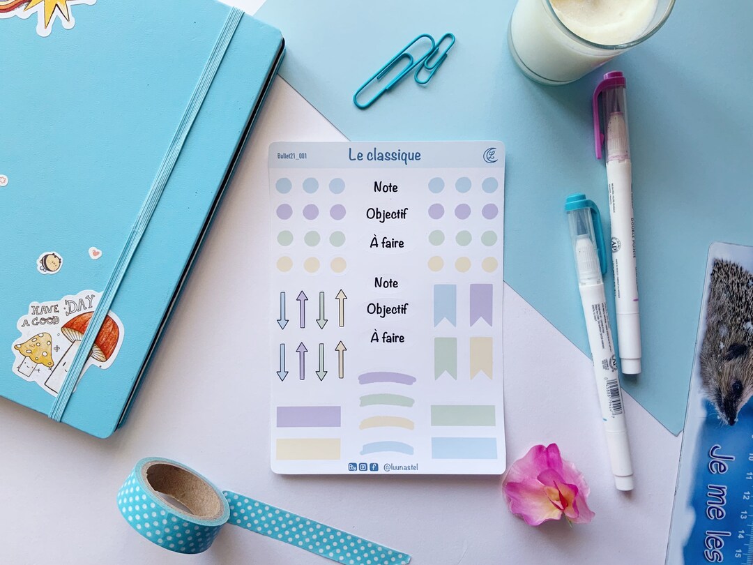 Stickers Classique stickers rentrée Autocollant bullet. - Etsy France