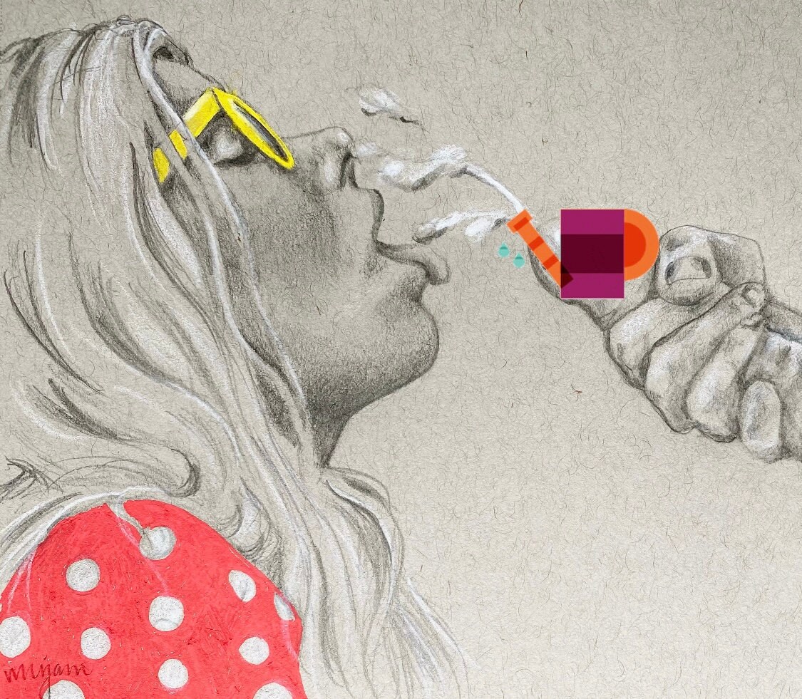 Weed Drawings In Pencil