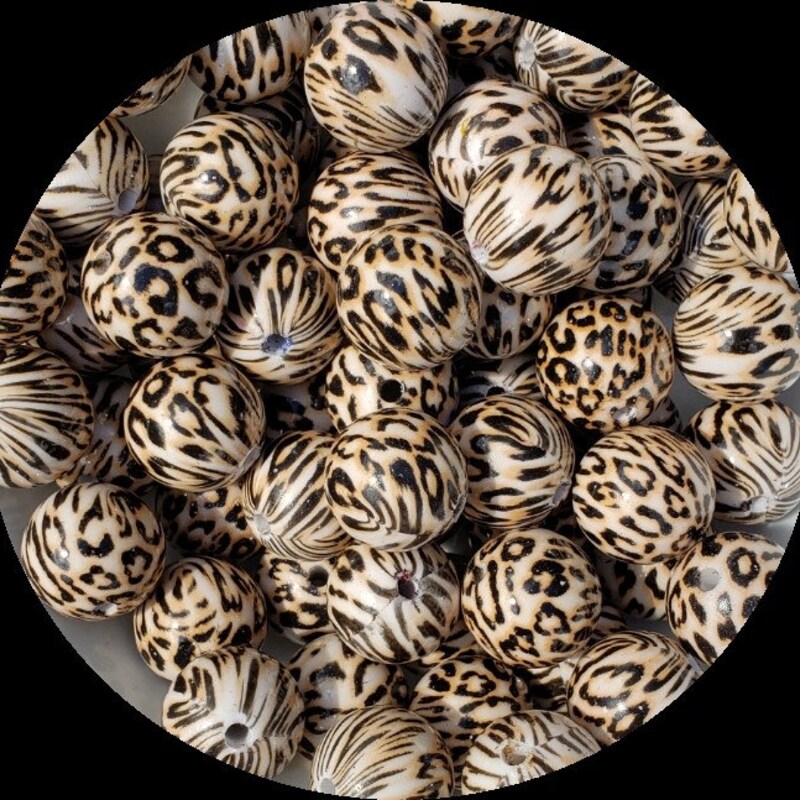 Leopard Print Beads - Etsy