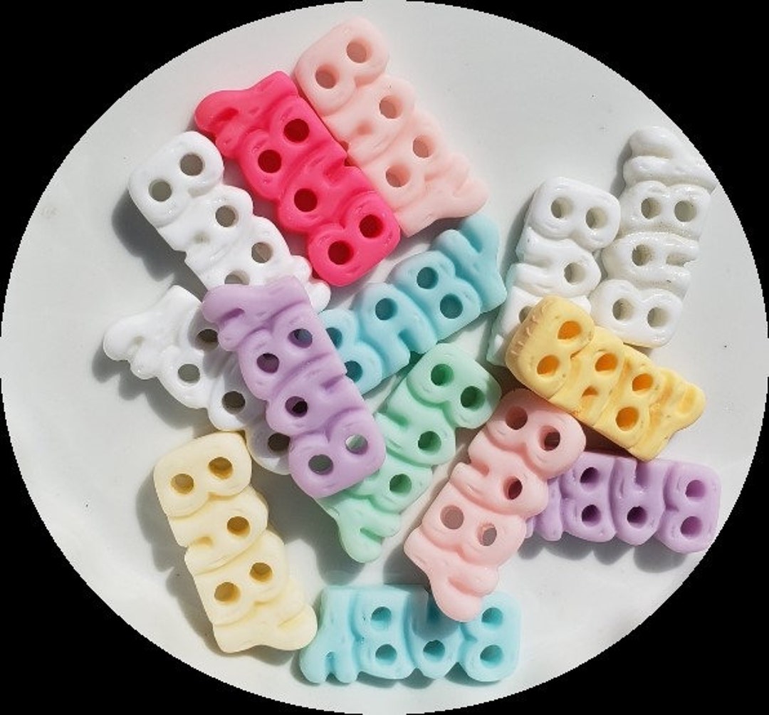 Baby, Resin Assorted Color Cabochons, Flatback Deco, Cabochons, Baby ...