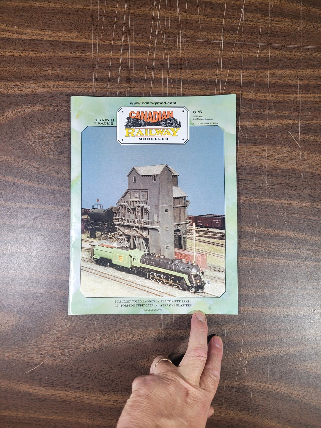 Canadian Railway Modeller Magazine Back Issue November 2001 Train 11 ...