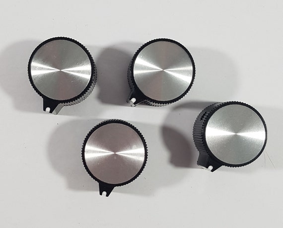 Set of 4 Potentiometer Knobs Indicators Pointers Radio - Etsy