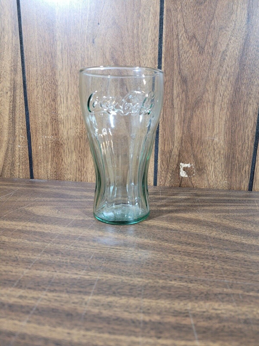 Large Coca Cola Coke Glass Green Bell Shaped Embossed Letters 6 3/4 ...