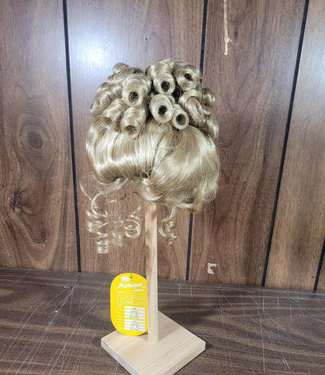 Monique Collection Doll Wig Jamie Blonde Hair Various Sizes - Etsy