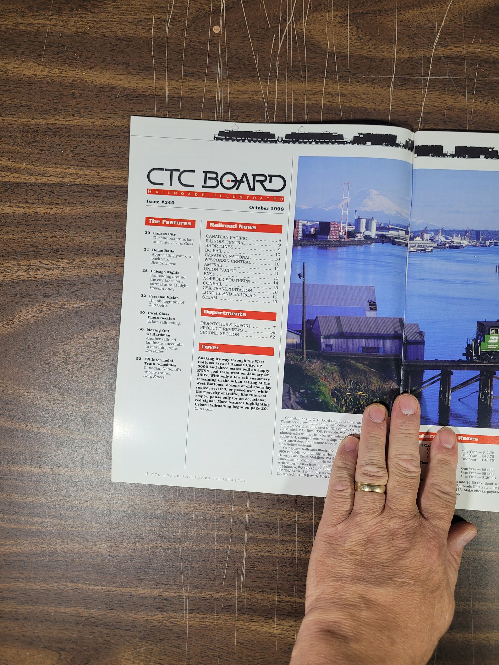 CTC Board Railroads Illustrated Magazine Back Issue 240 October 1998 - Etsy
