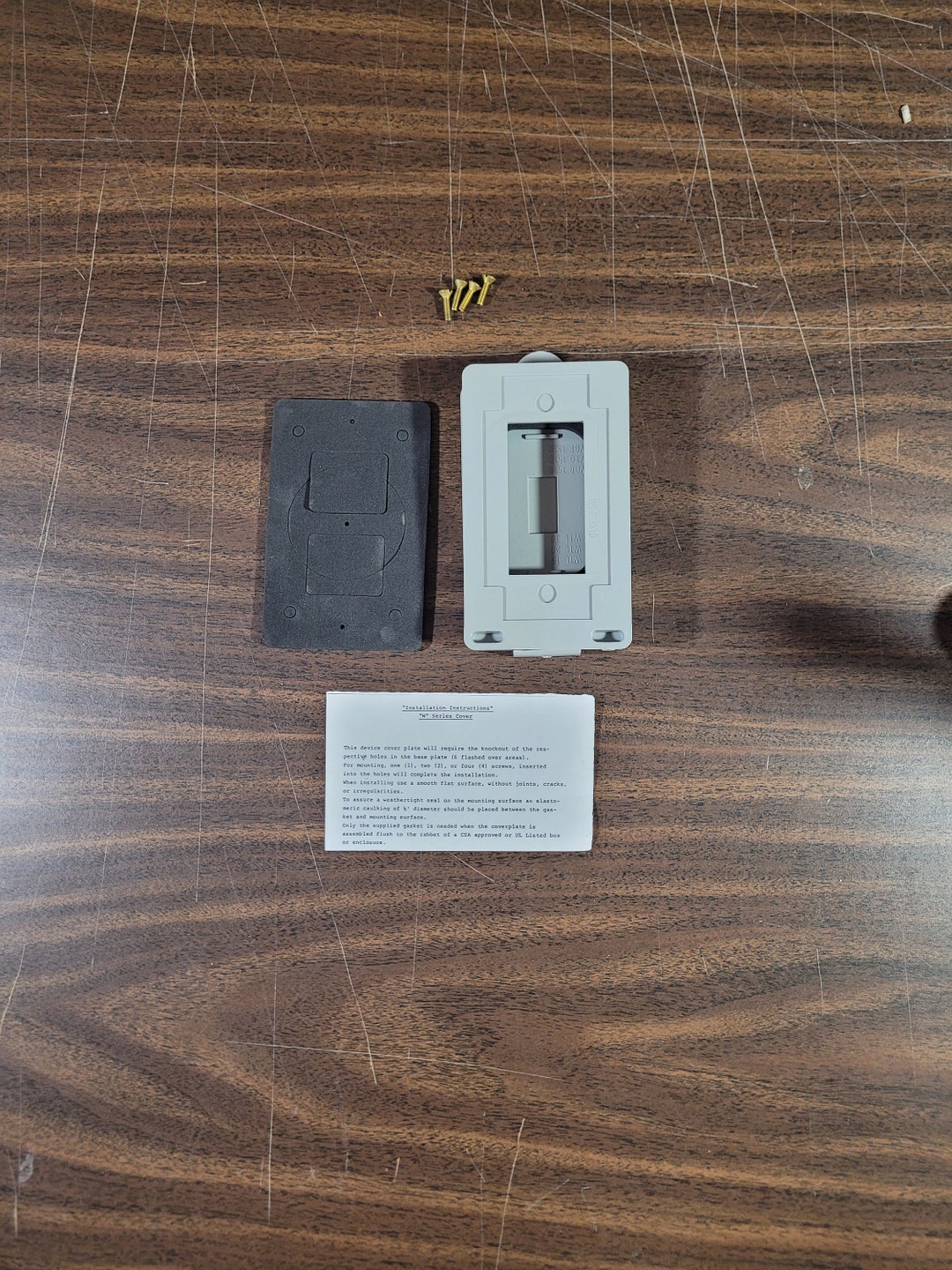 Scepter Weatherproof Outlet Cover #77785 WGF 1510 Gray Switch Spring ...