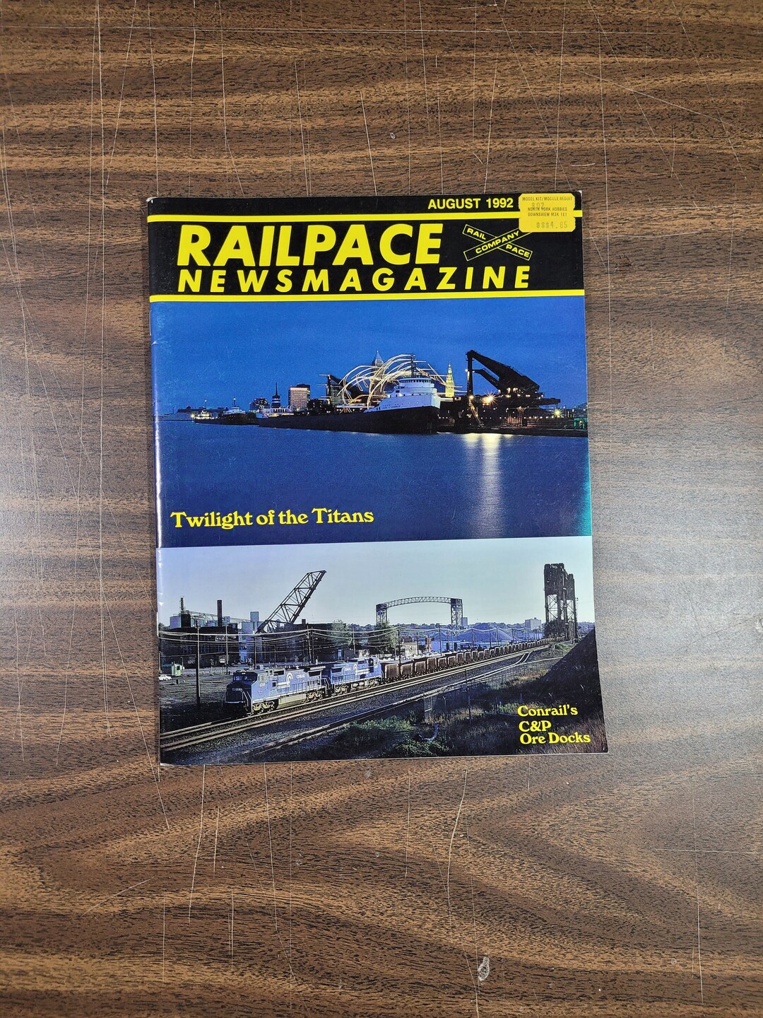 Railpace Newsmagazine Train Magazine Back Issue August 1992 - Etsy