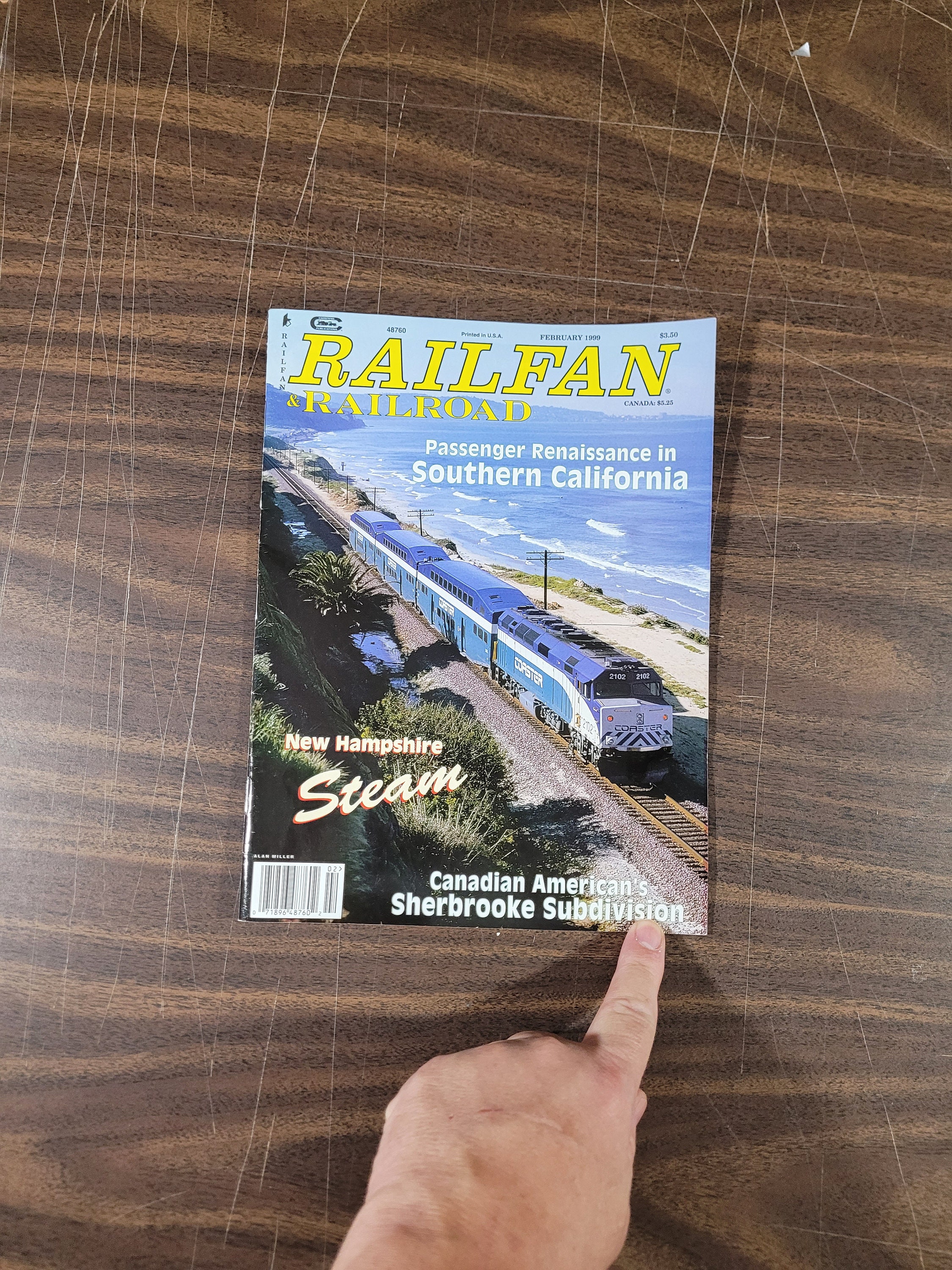 Railfan & Railroad Magazine Back Issue February 1999 Passenger ...