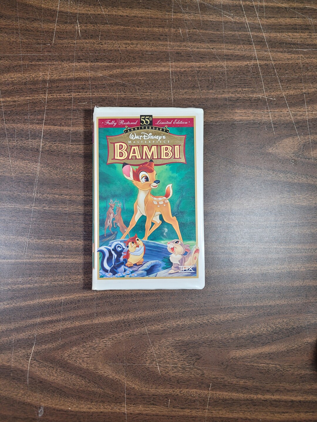 Disney's Masterpiece Bambi VHS Movie in Clam Shell Fully Restored 55th ...