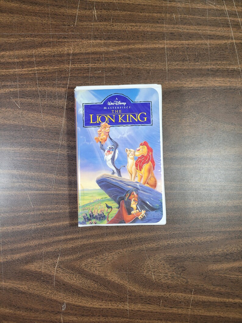 Disney's the Lion King Masterpiece VHS Movie in Clam Shell - Etsy