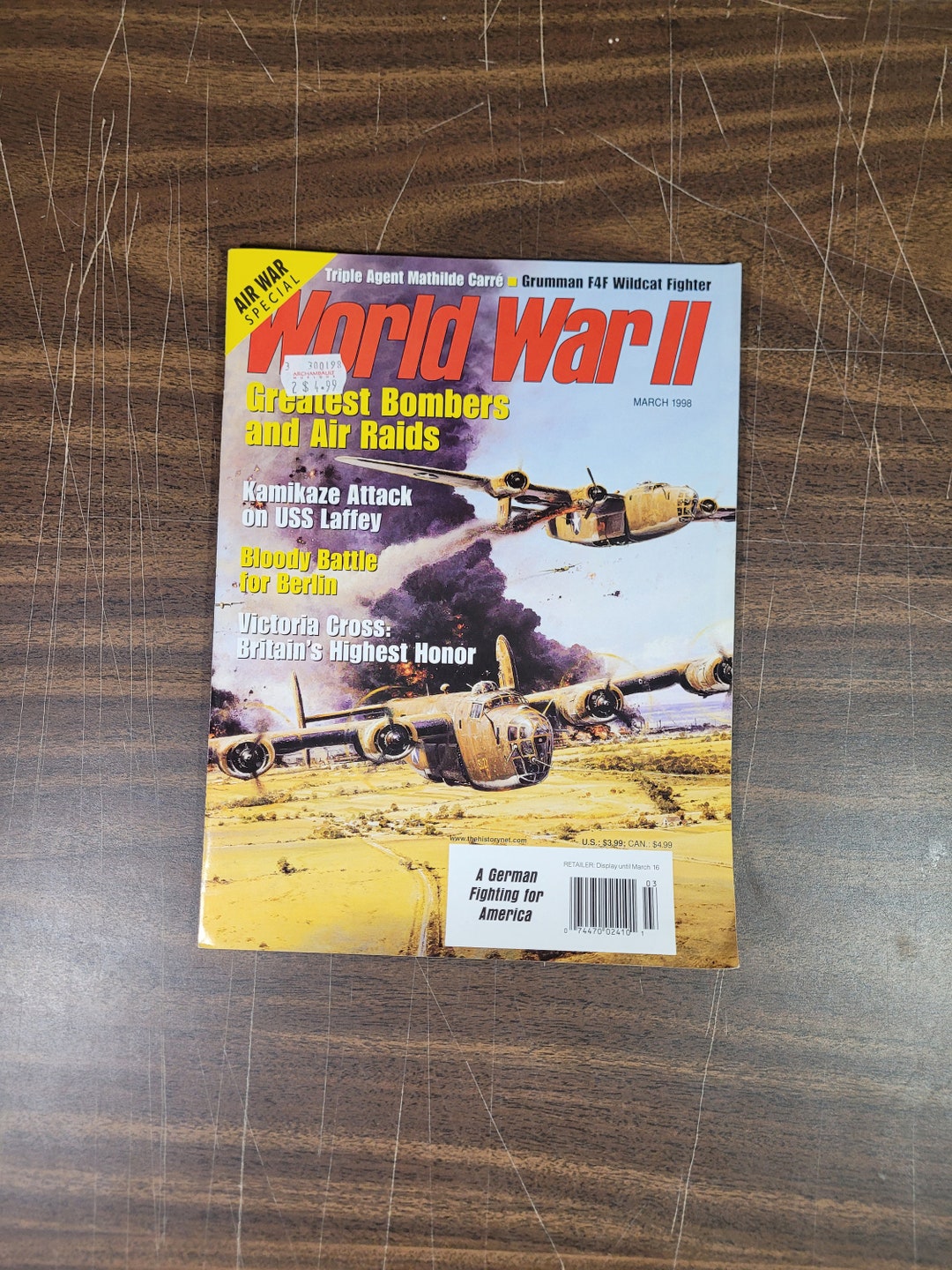 World War 2 Magazine Back Issue March 1998 - Etsy