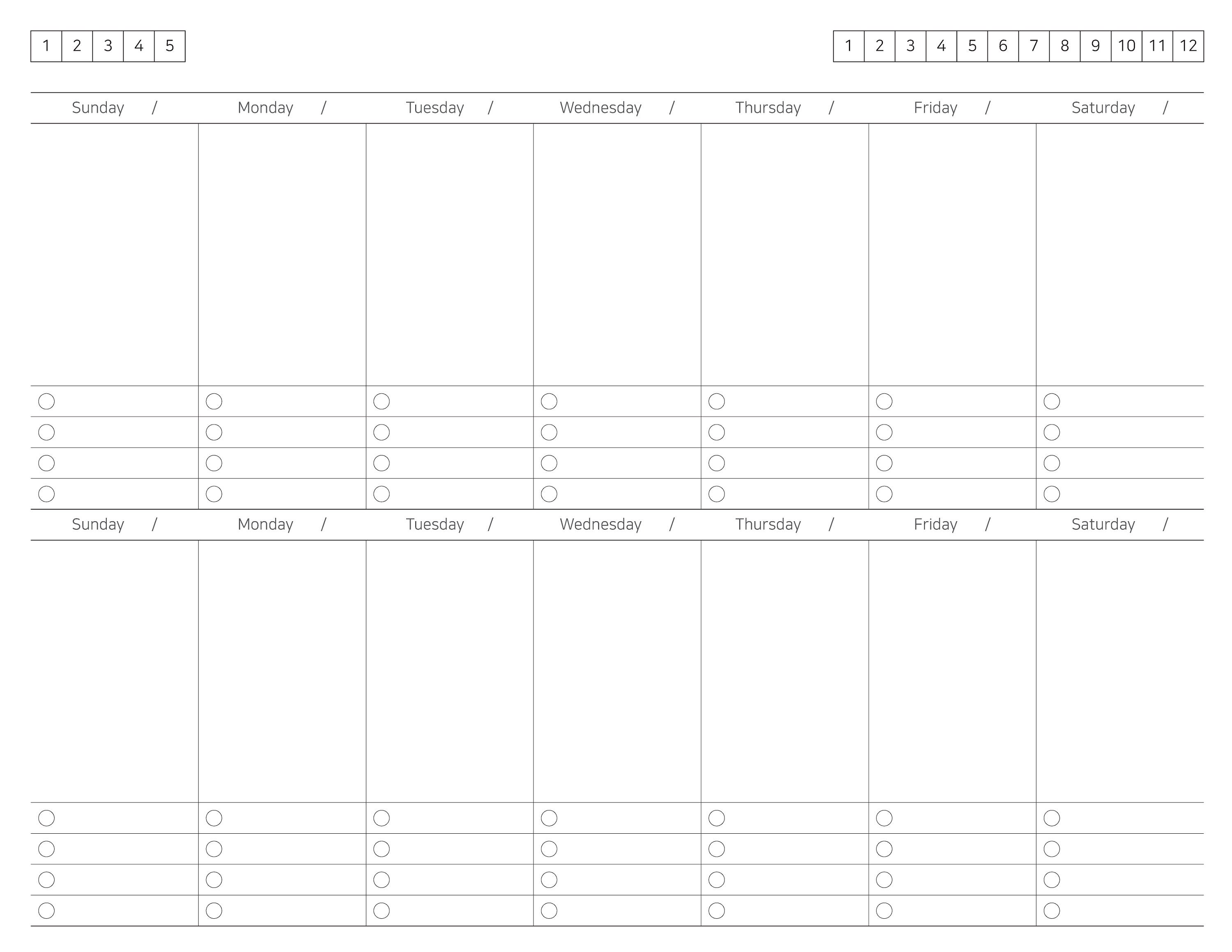 Bi-weekly Planner | Bi-weekly Planner Printable | Bi-weekly Planner PDF ...