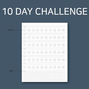10 Day Challenge | Challenge Tracker | Challenge Setting | Challenge ...