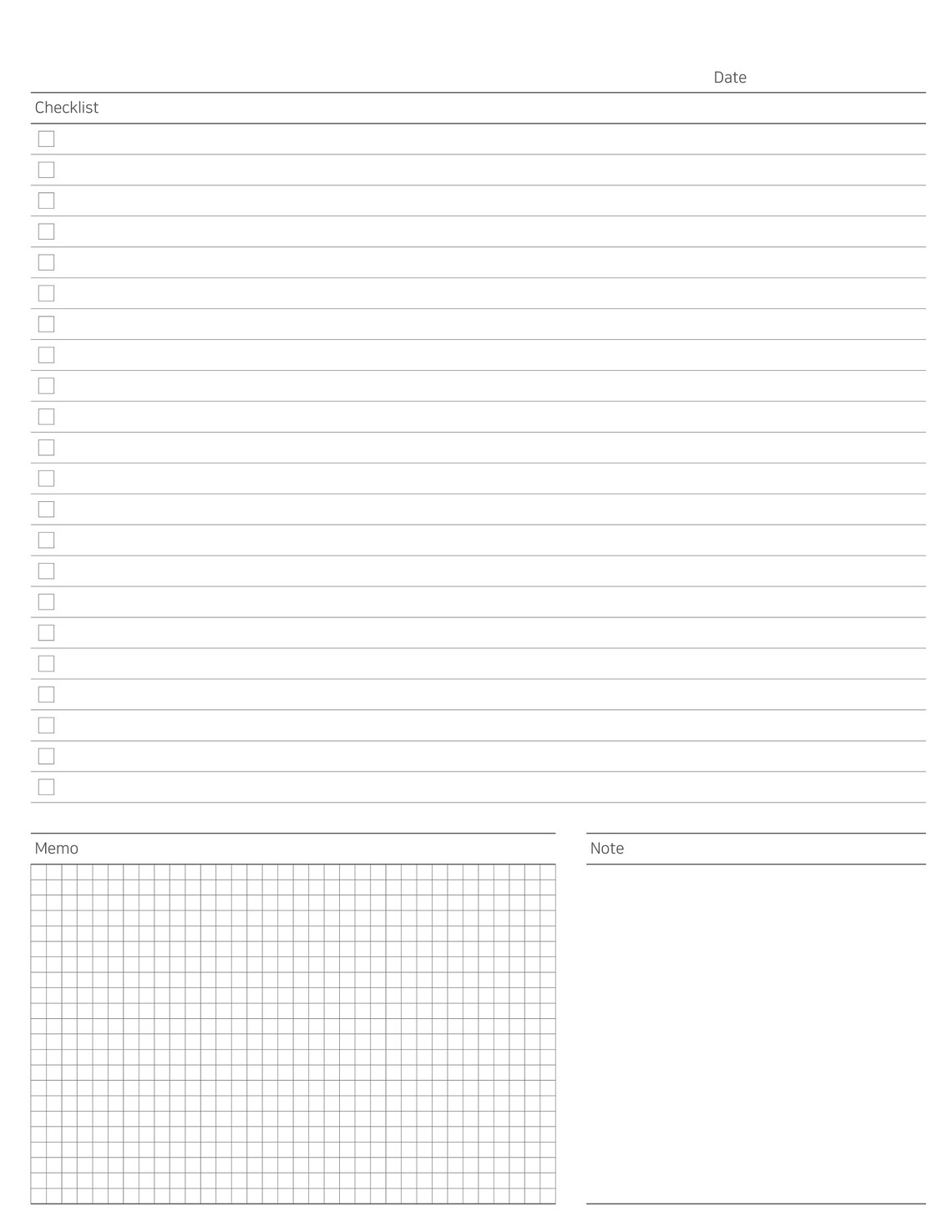 Checklist Checklist Printable Checklist Notepad Checklist Notebook ...