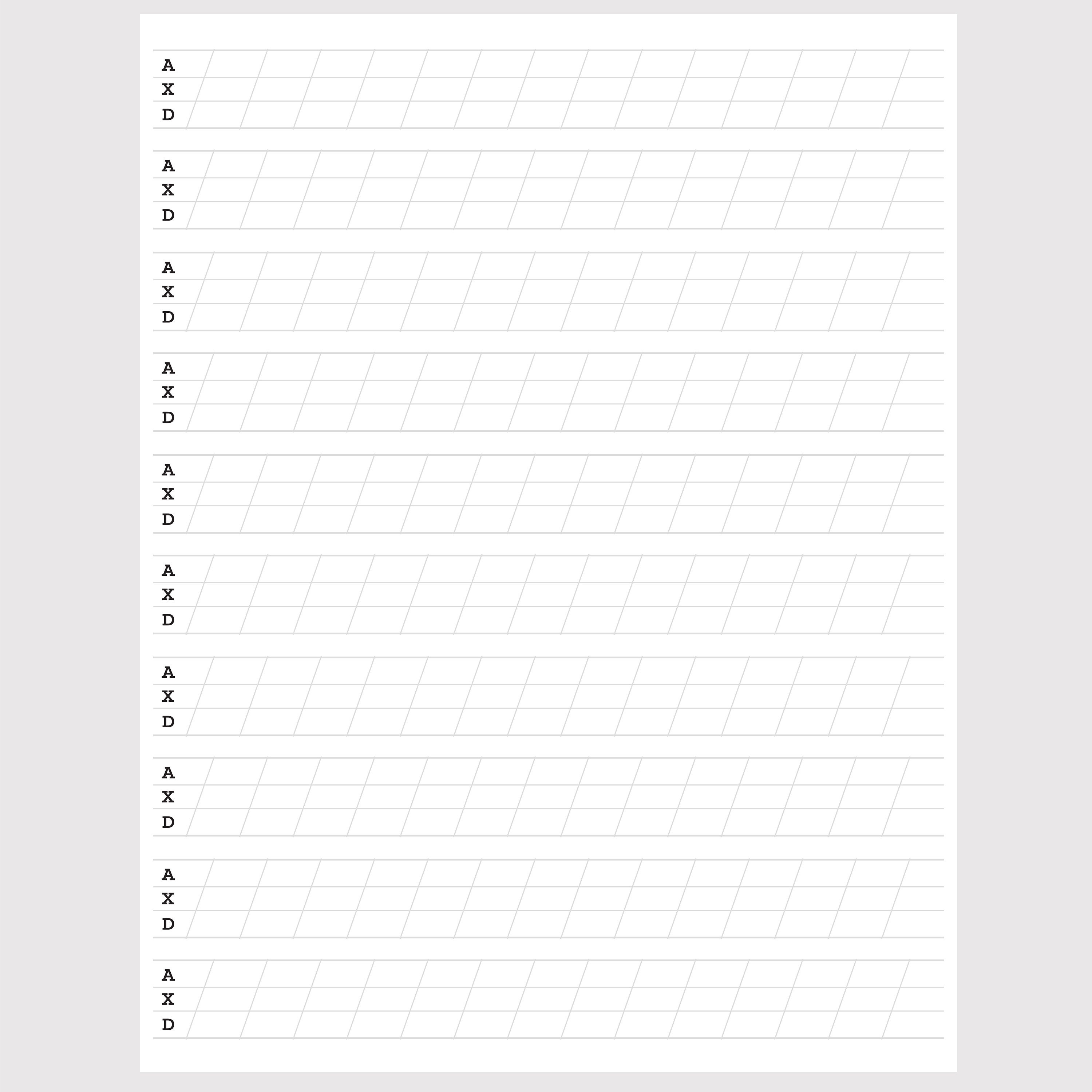 Calligraphy Practice Sheets | Lowercase Alphabet | Lettering | Digital ...