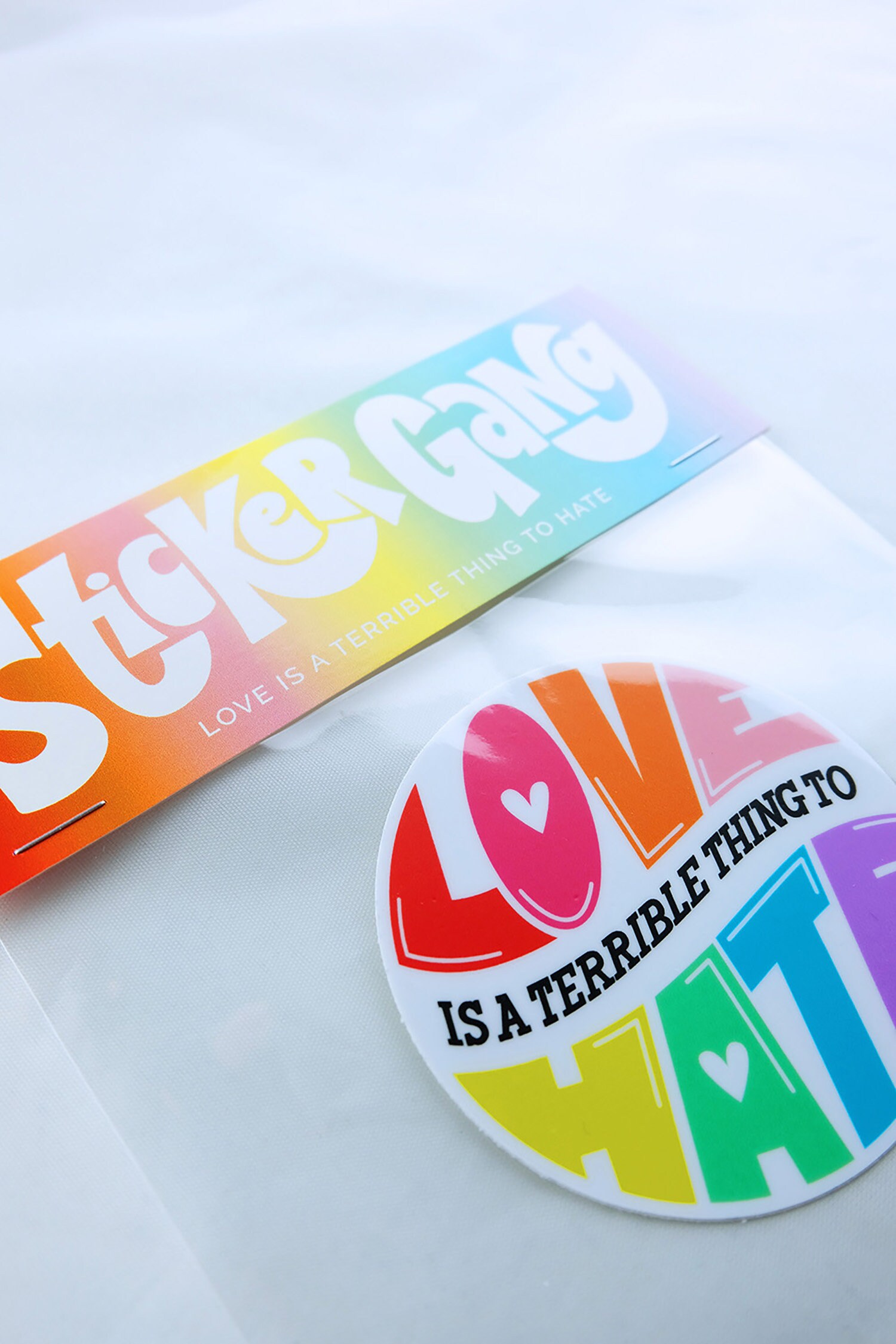 Love is A Terrible Thing to Hate Vinyl Sticker - Etsy