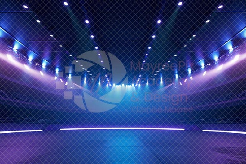 Sports Spotlight Backgrounds: Dynamic Stage Light Effects (PNG Digital ...