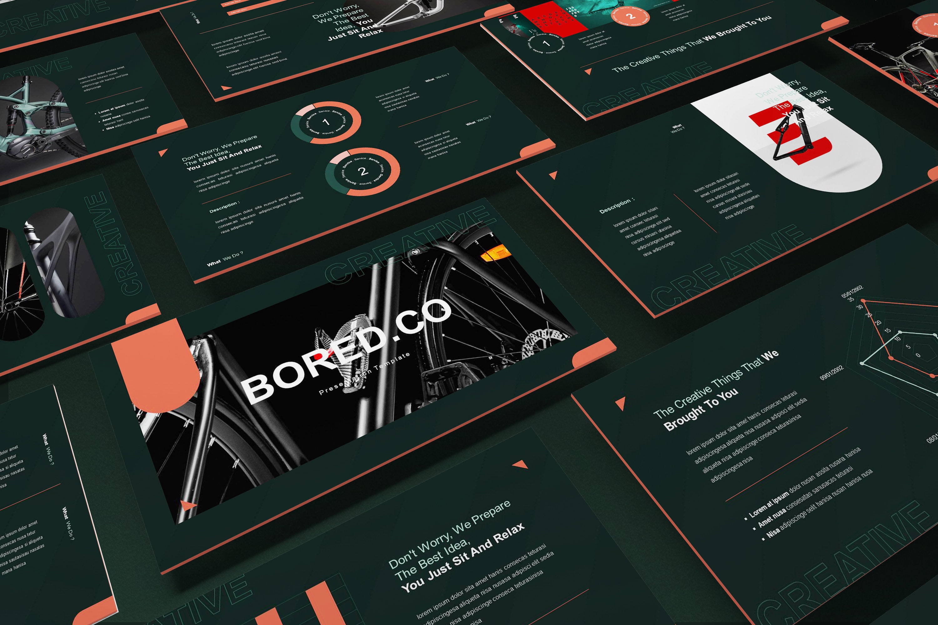 Creative Pitch Deck Template - Etsy