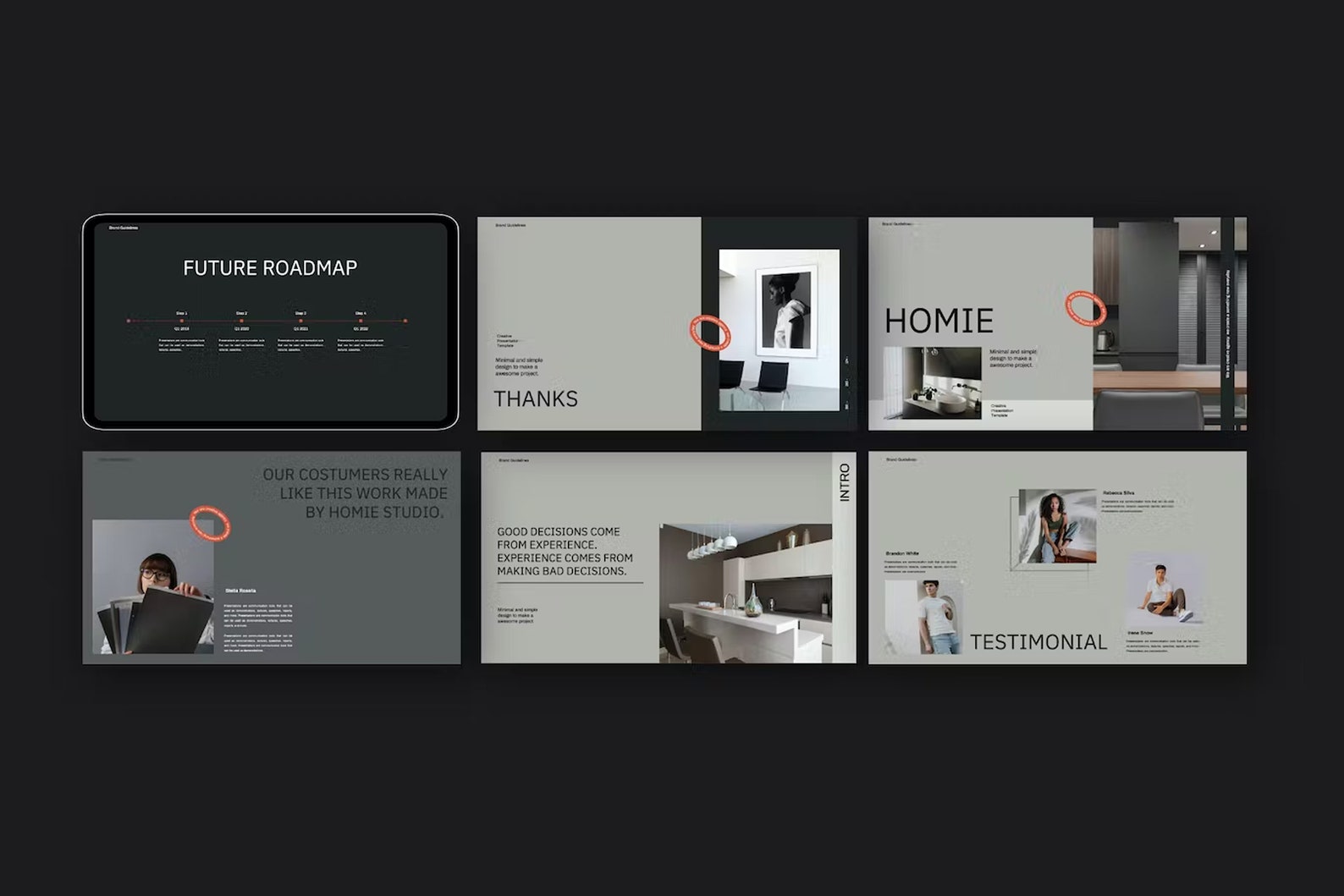 Homie - Interior Design Powerpoint - Etsy