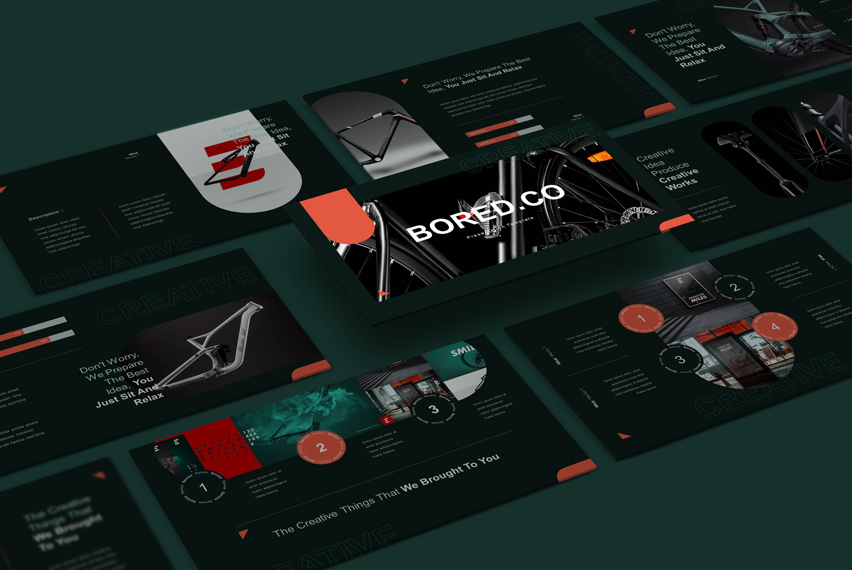 Creative Pitch Deck Template - Etsy