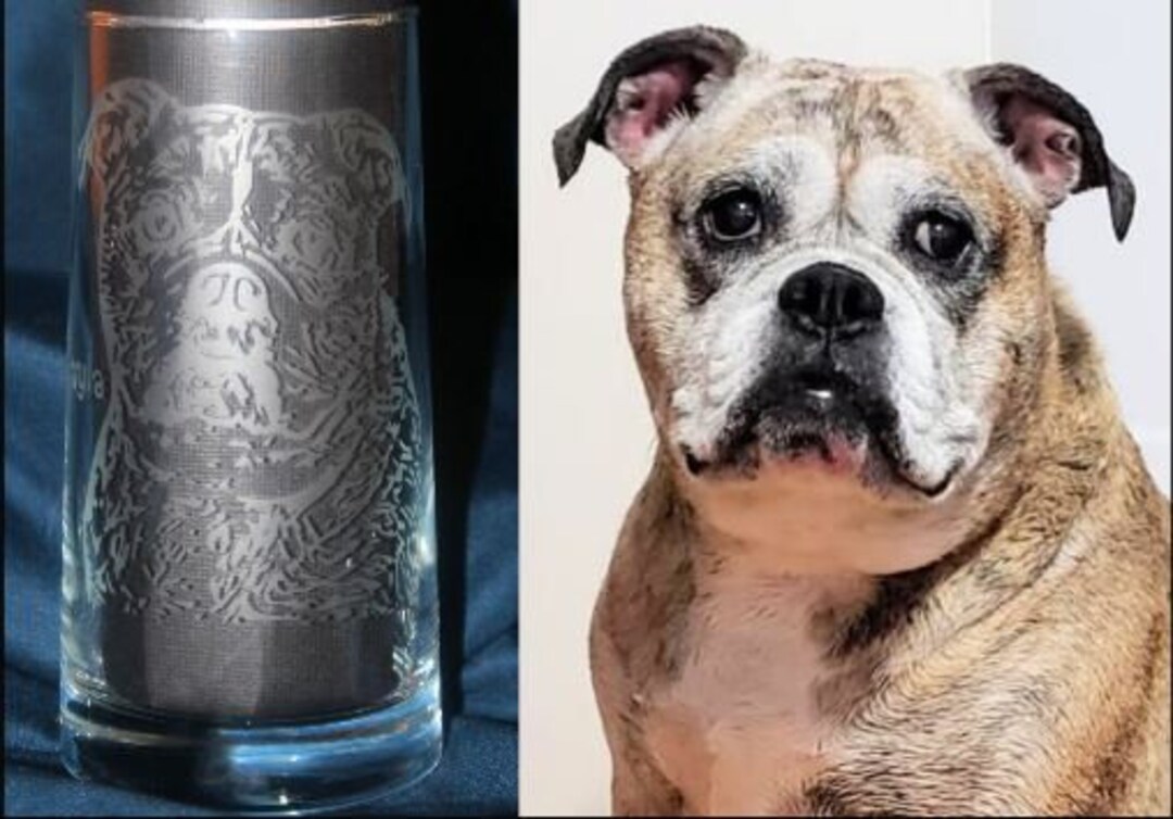 Custom Etched WATER Glasses - Etsy