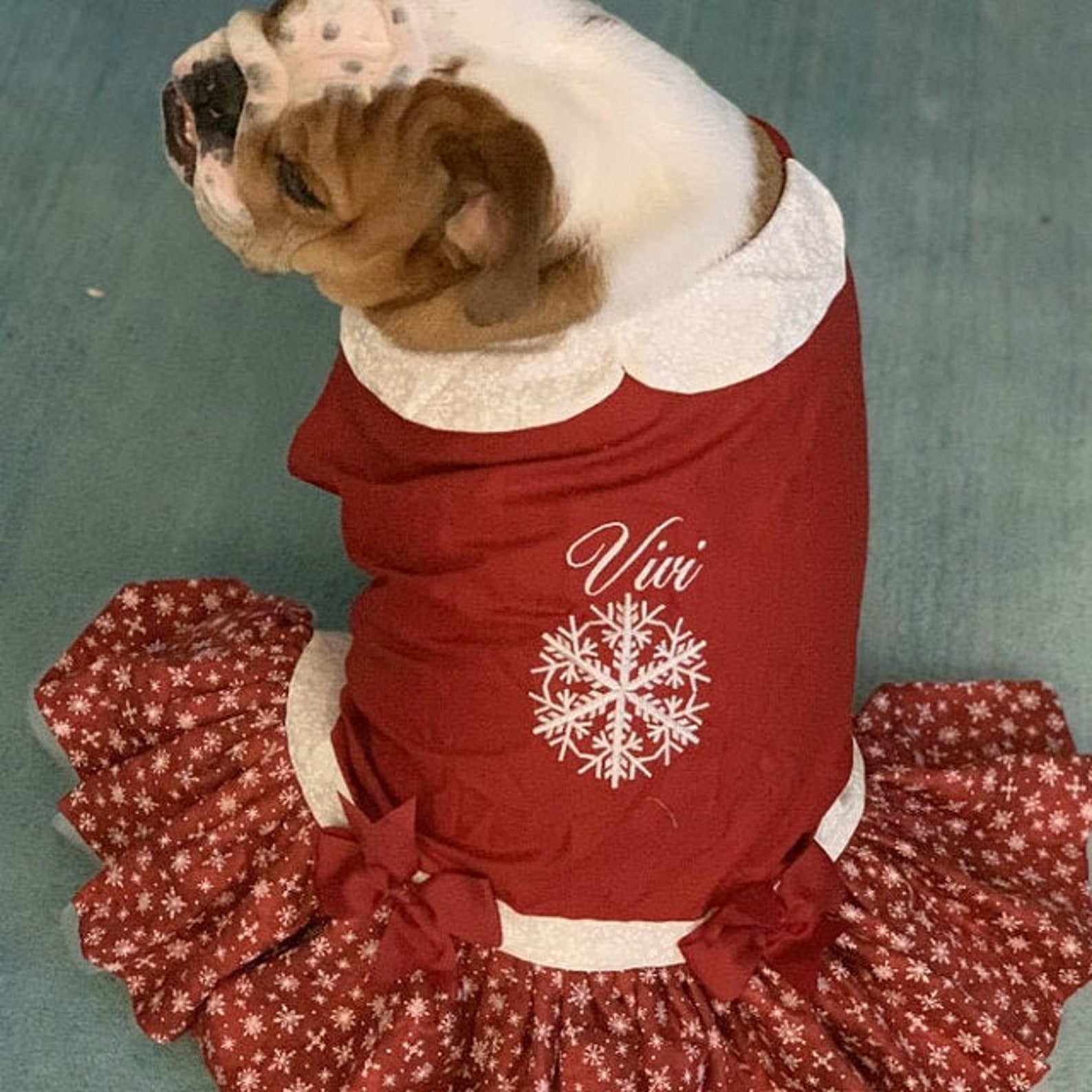 Winter Holiday Themed Princess Dress | Etsy