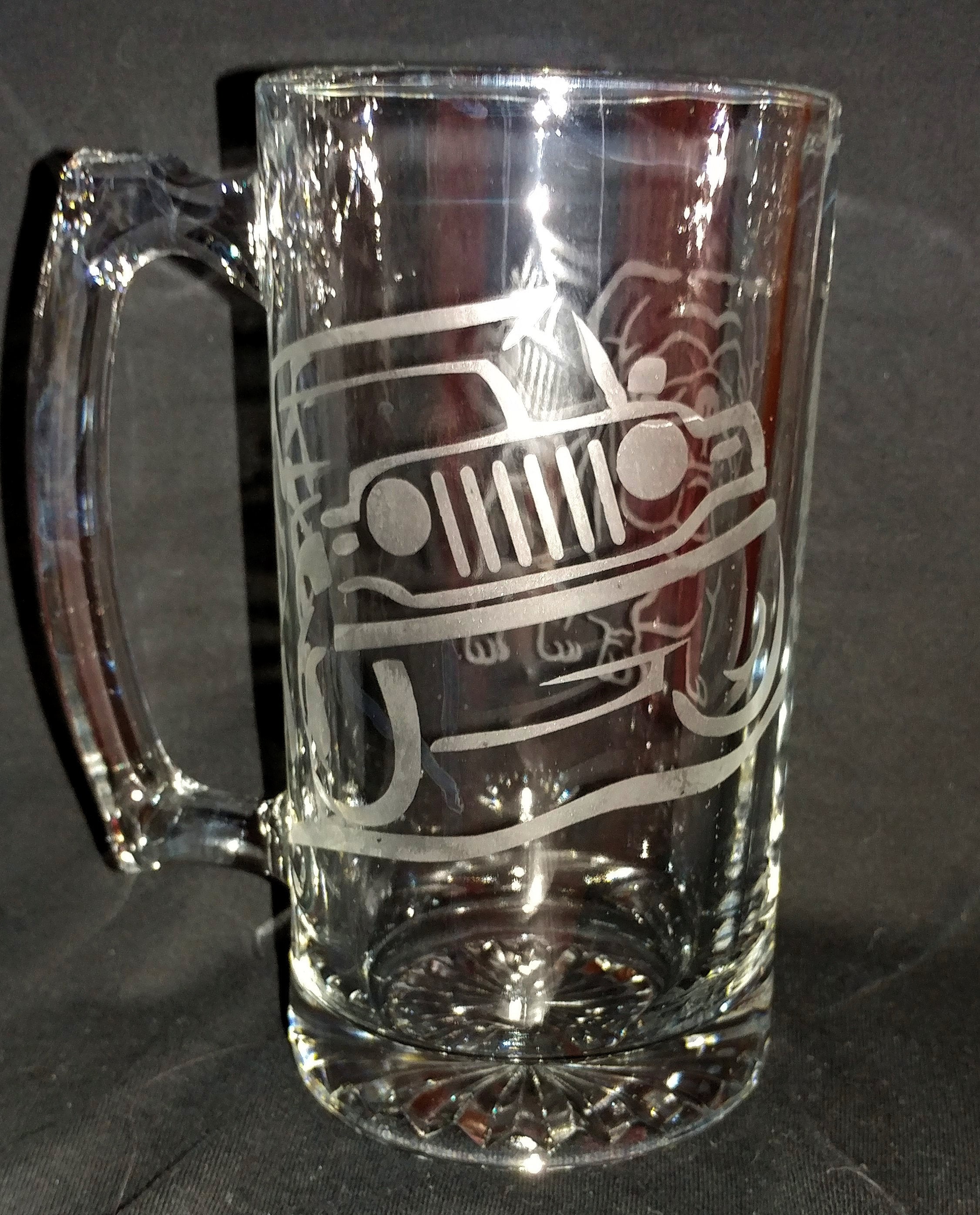 Custom Etched Beer Pub & Pilsner Glasses | Etsy