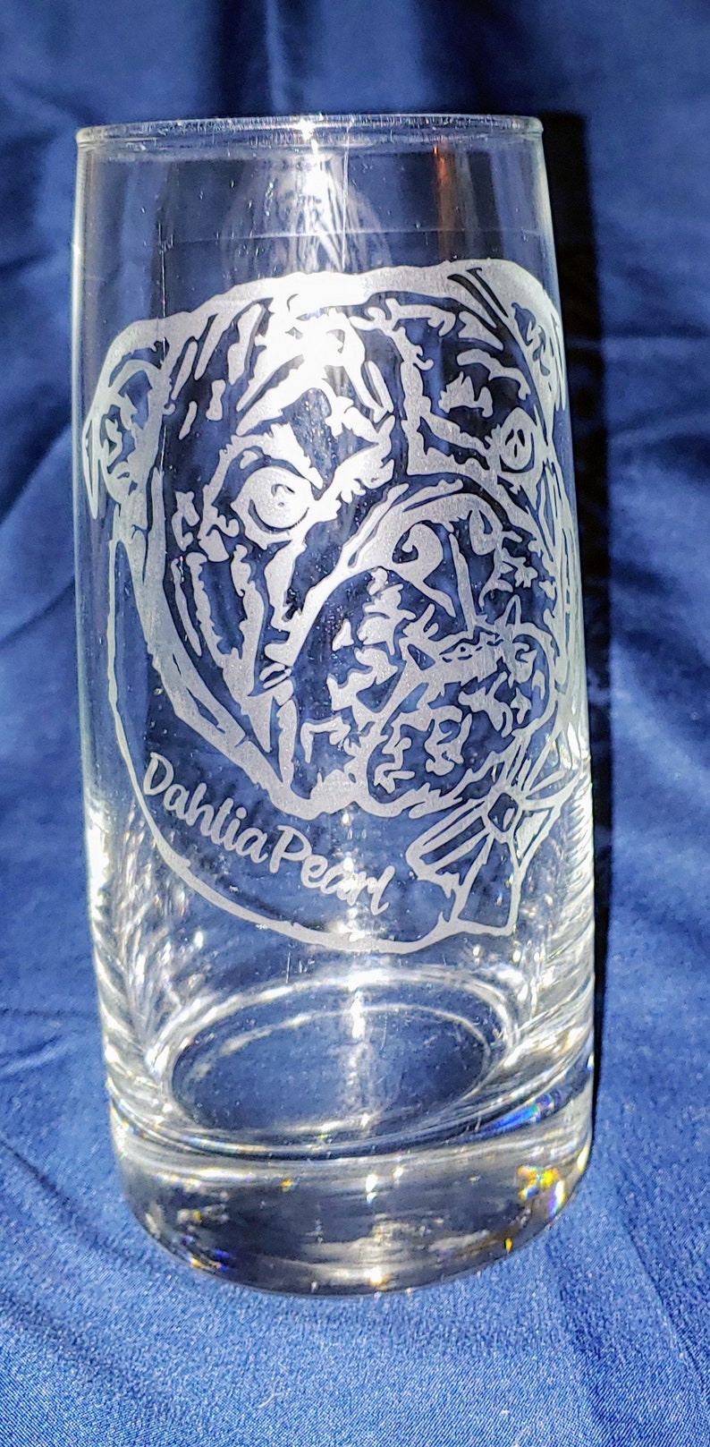Custom Etched WATER Glasses - Etsy