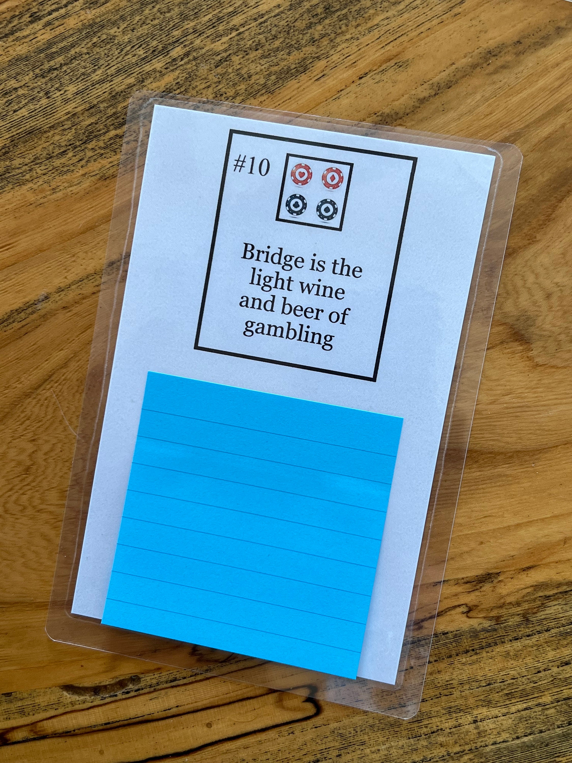 3 Table Bridge Humortallies, Great Gift or Prize, 12 Players - Etsy