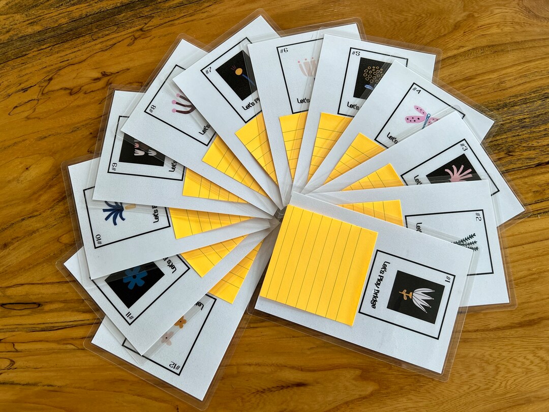 Fleur Design, 3 Table Tallies, Reusable, 12 Player, Great Gift - Etsy