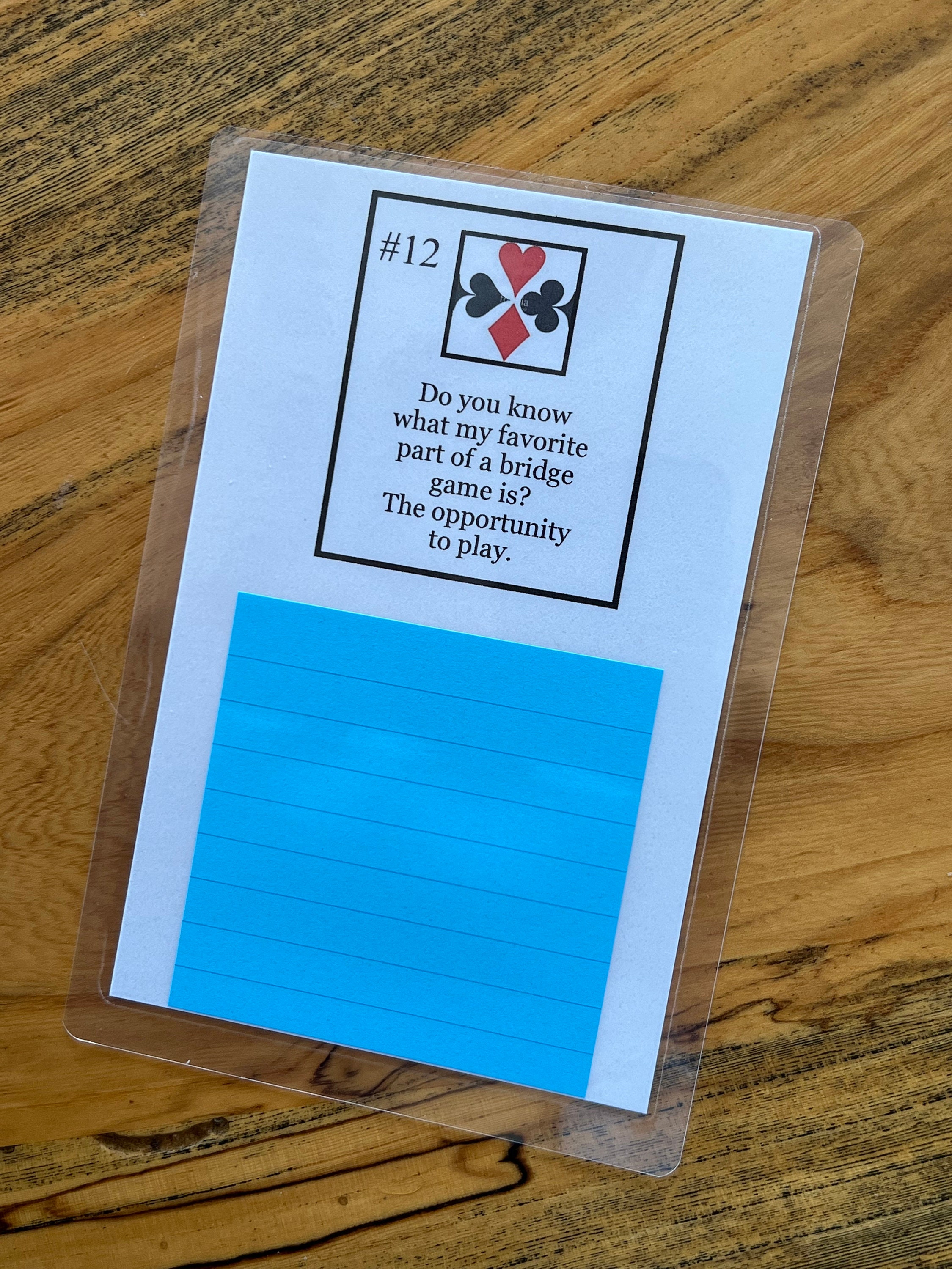 3 Table Bridge Humortallies, Great Gift or Prize, 12 Players - Etsy