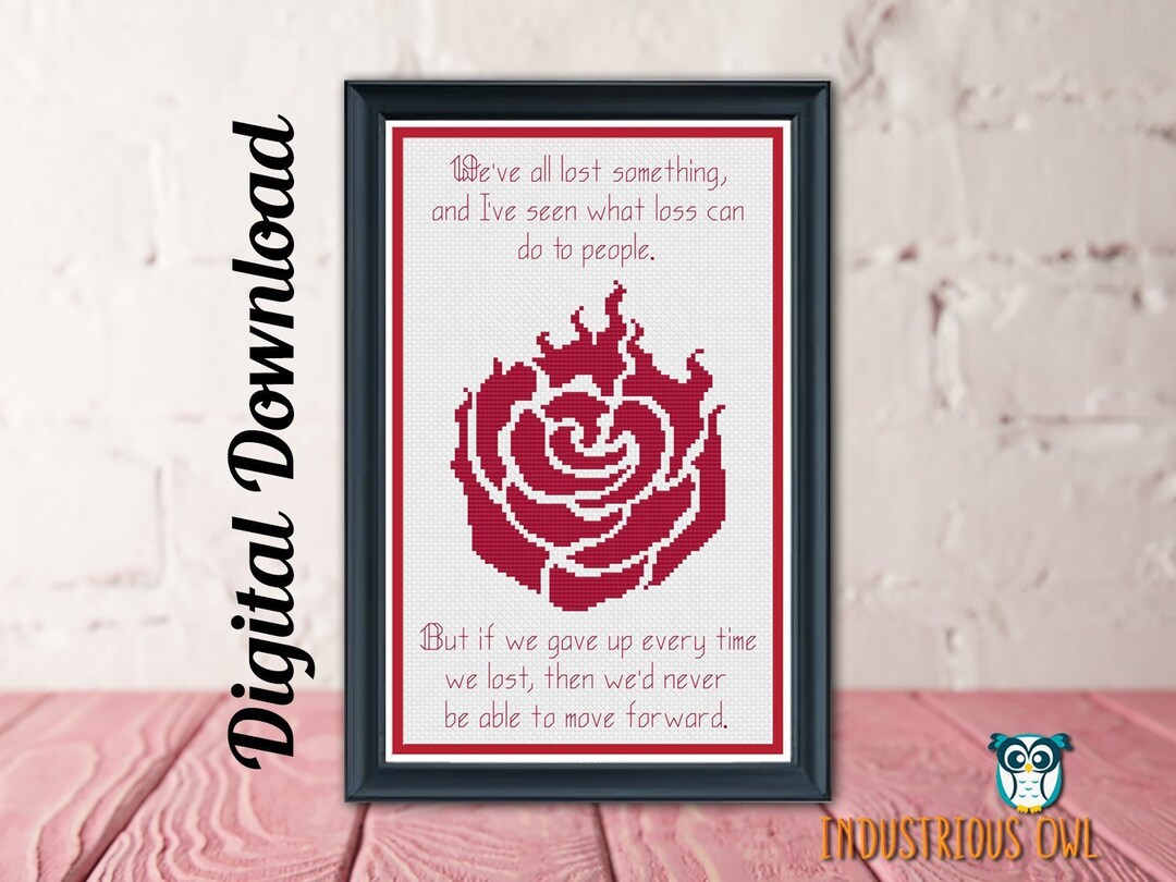 RWBY Inspired Cross Stitch PDF Pattern | Instant Download - Etsy