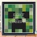 Minecraft Inspired Don't Be A Creeper Cross Stitch Pattern INSTANT ...