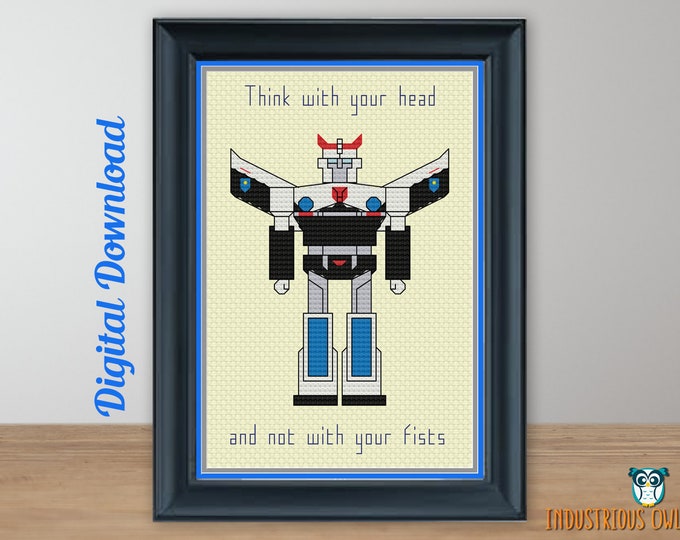 Autobots Logo Transformers Colorful Logo Counted Cross Stitch Pattern ...