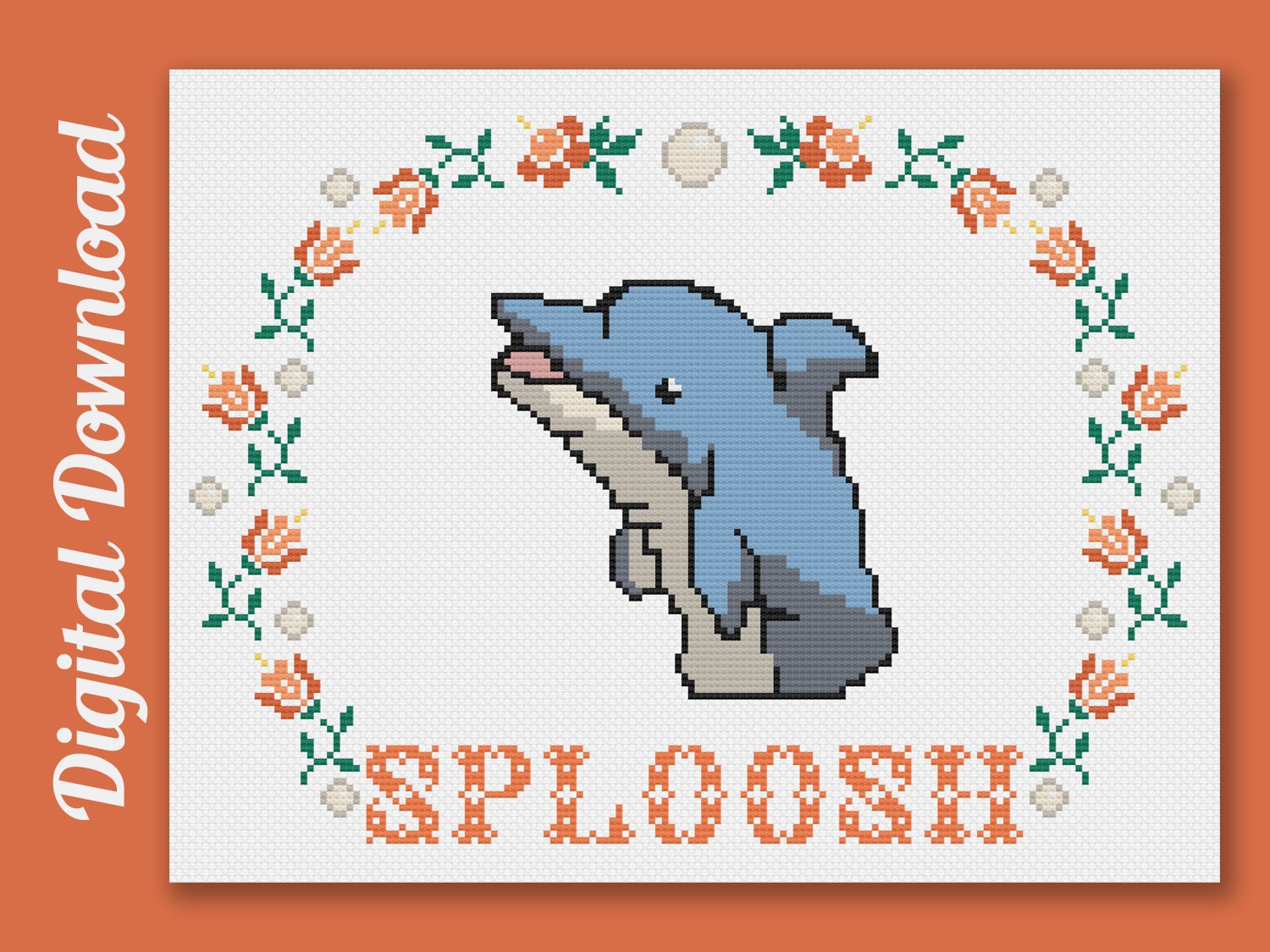 Archer Inspired Pam Poovey Sploosh Cross Stitch PDF Pattern - Etsy