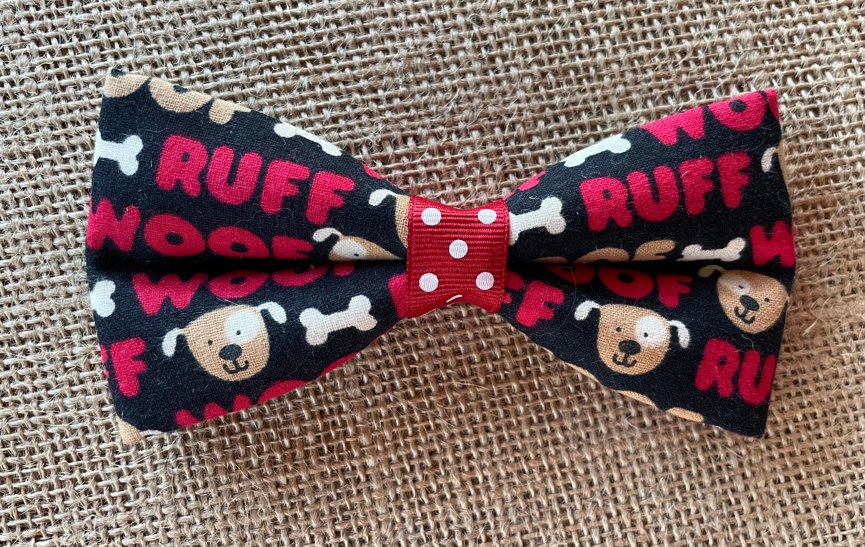 Perro Mascota Woof Ruff Pet Pajarita - Etsy España